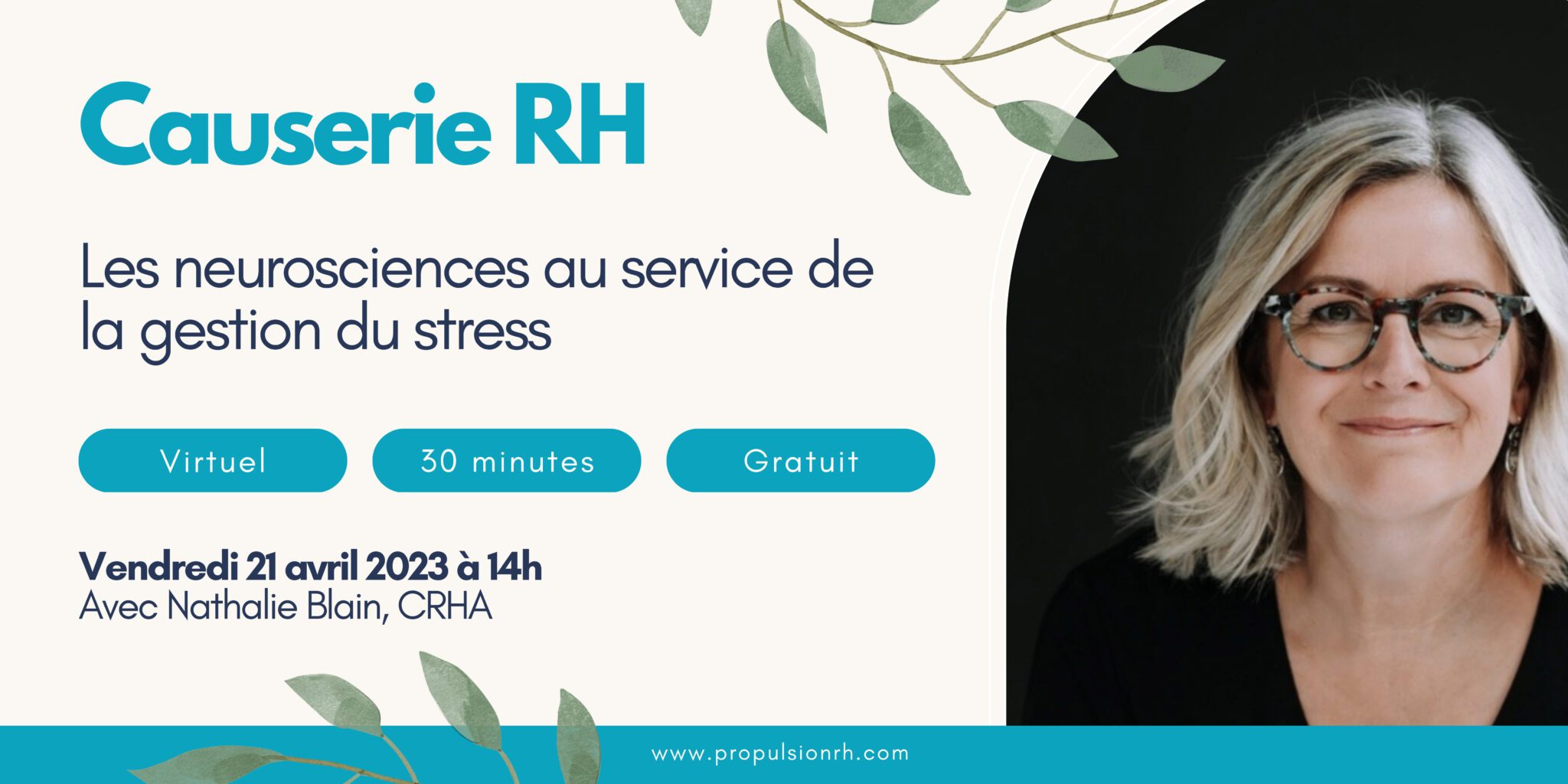 Causerie RH du 21 avril 2023 avec Nathalie Blain sur les neurosciences ...